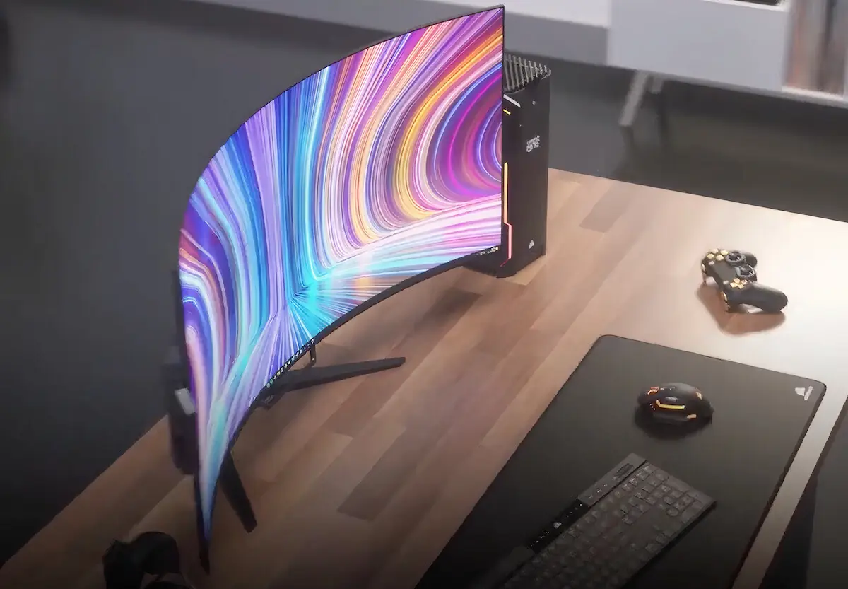 Monitor CORSAIR Xeneon Flex 45" Panel Oled 240Hz Refresh Rate Bendable ...